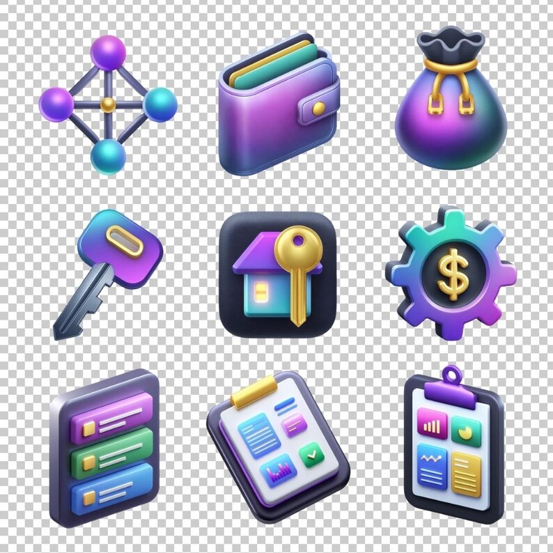 81 3D Financial Growth PNG Transparent Background | 3D Icon, Investment ...