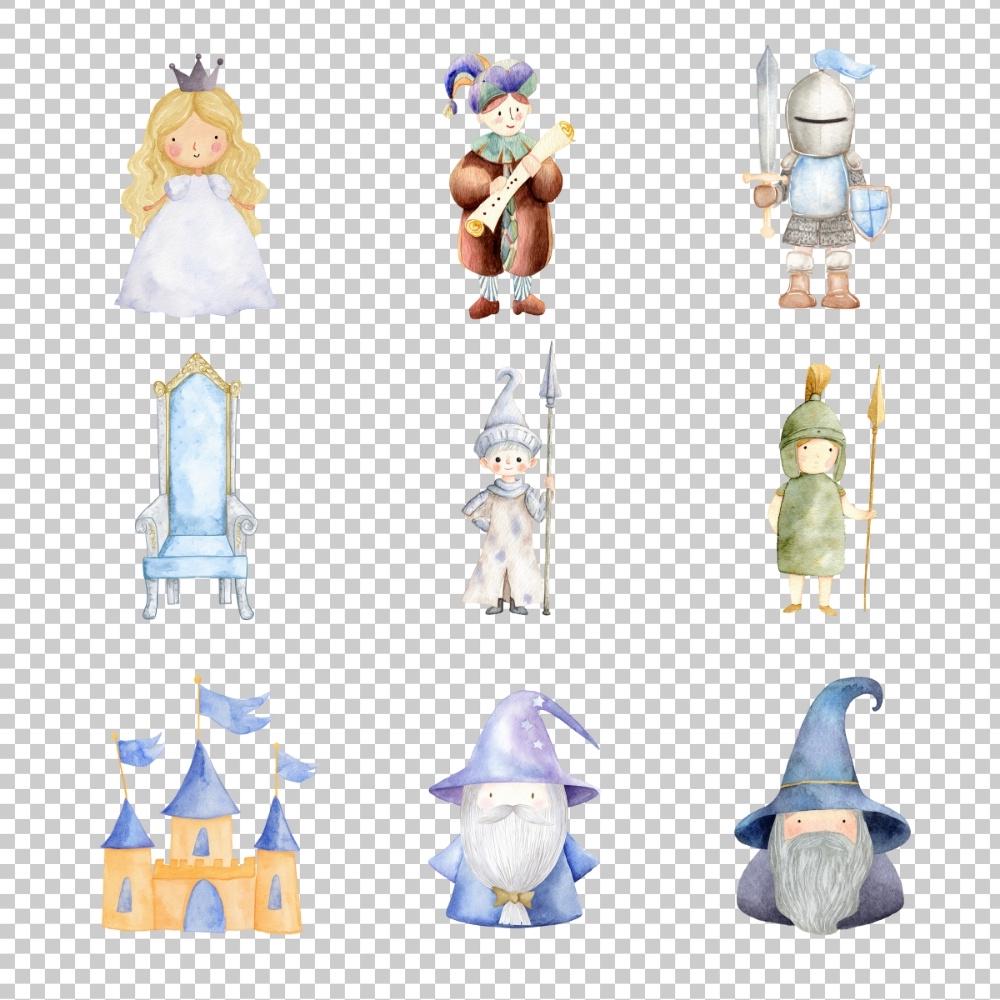 81 Medieval Fantasy PNG Transparent Background | Watercolor Knight ...