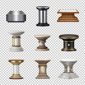 81 Podium PNG Transparent Background | Realistic Illustration, Pedestal ...