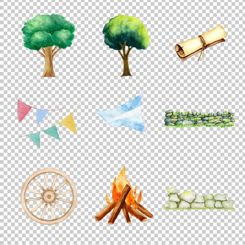 81 Medieval Fantasy PNG Transparent Background | Watercolor Knight ...