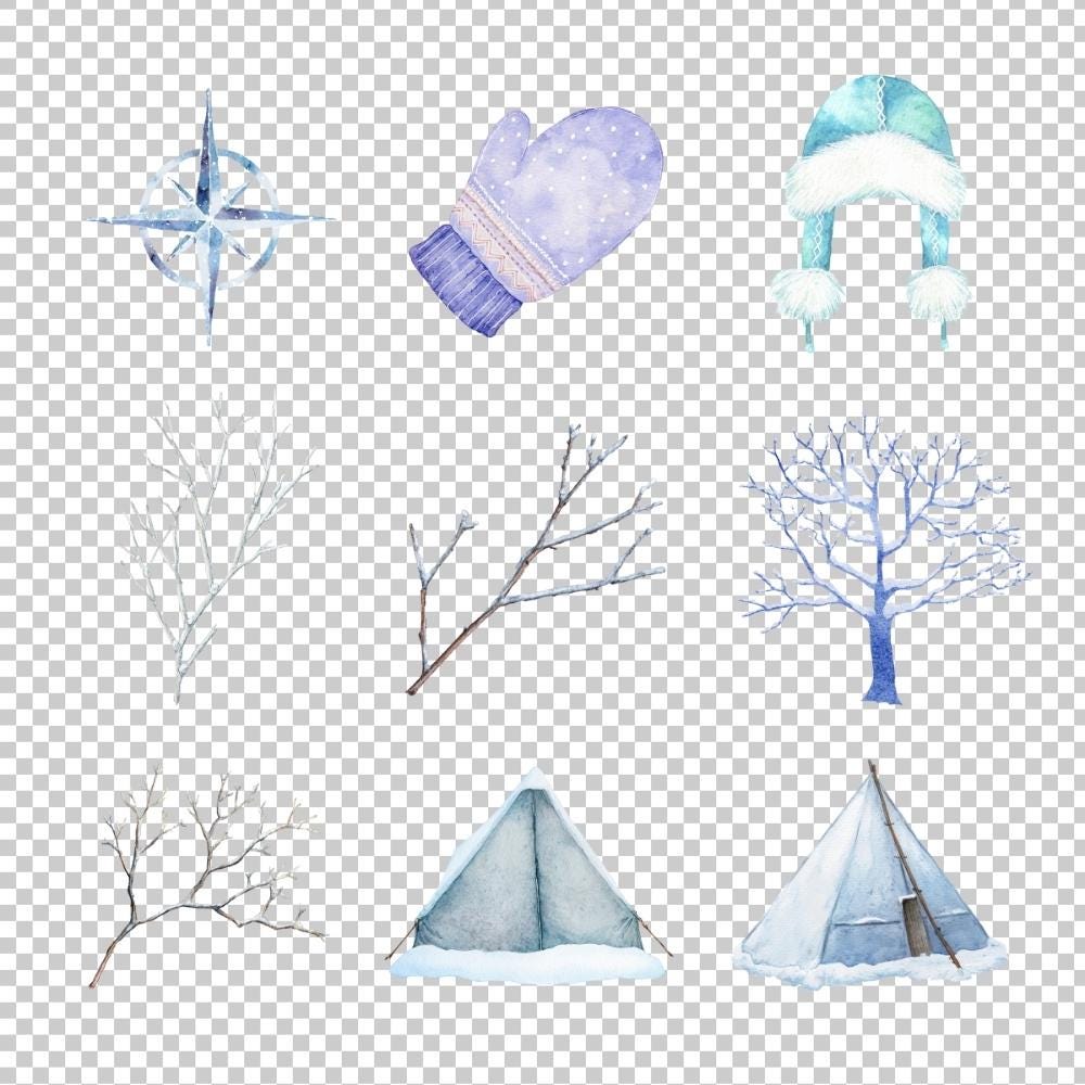 74 Arctic Animals PNG Transparent Background | Watercolor Winter, Polar ...