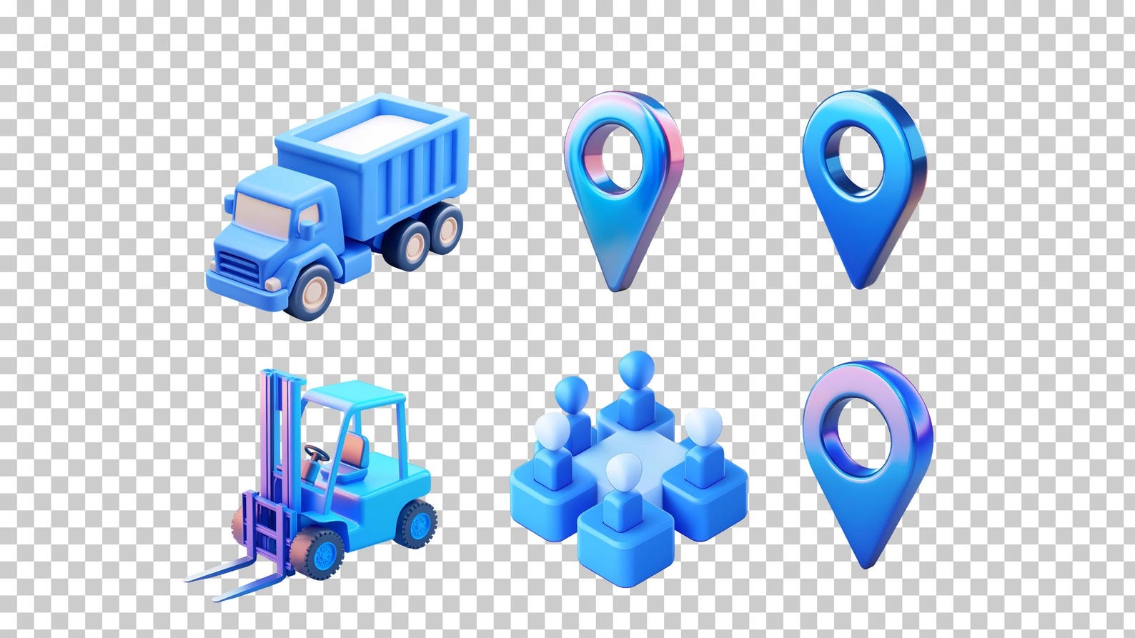 47 PNG - 3D Logistics & Shipping Icon Set | Transparent Supply Chain ...