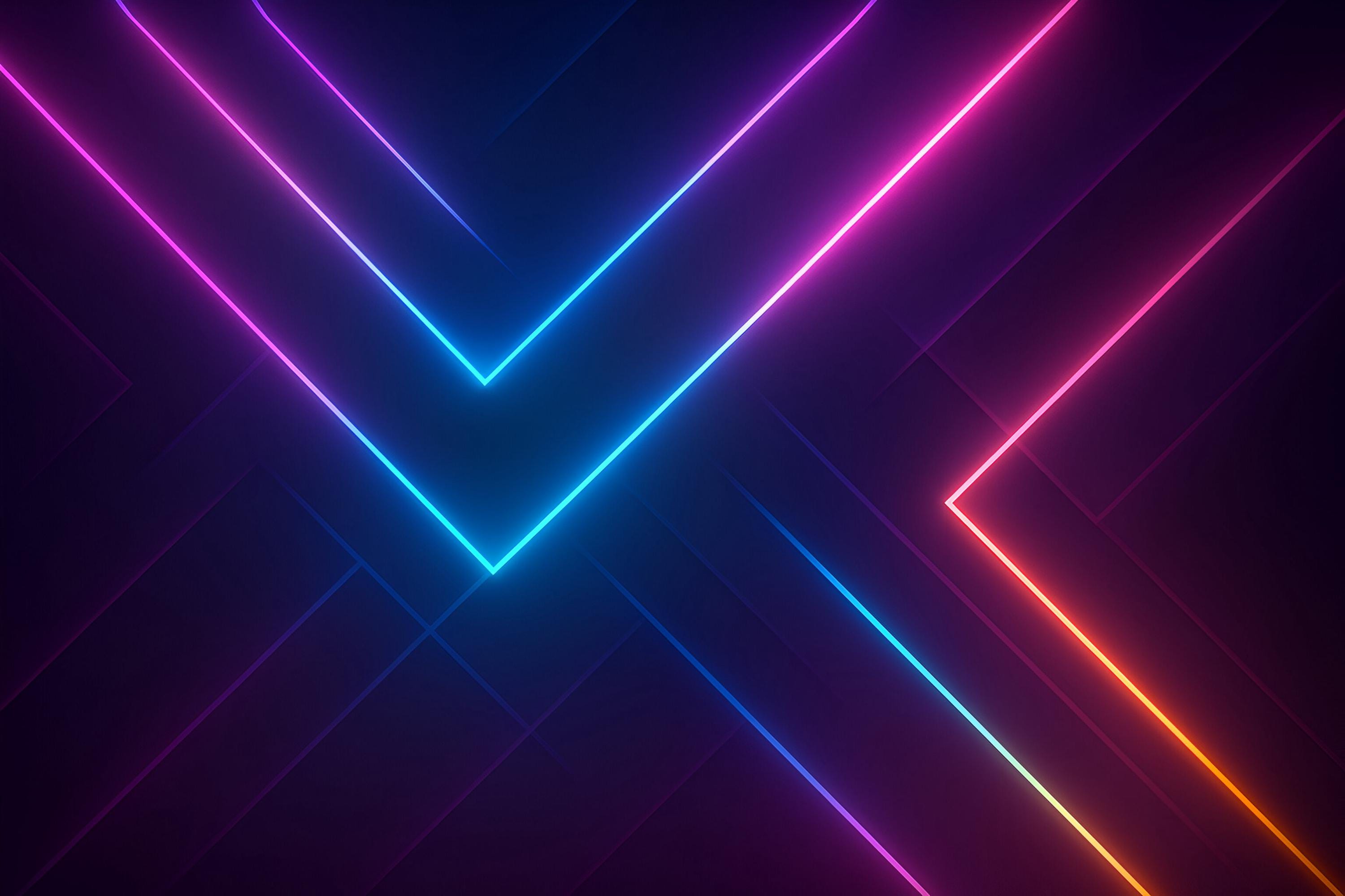 70 Neon Pattern Digital Background, Vibrant Glow-in-the-dark ...