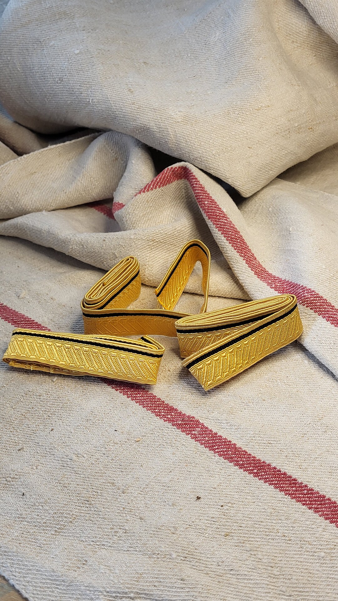 Set of 3 Military Ribbon Cuts French Army Braids for Uniforms - Etsy