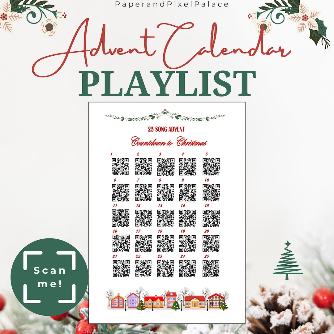 Advent Calendar Playlist, Christmas Countdown Calendar, Fun Advent, DIY ...
