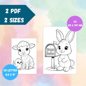 Easter Coloring Pages, Book for Kids, Toddlers, Preschool – Fun & Easy ...