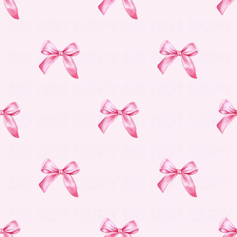 Pink Bow Wallpaper - Etsy Australia