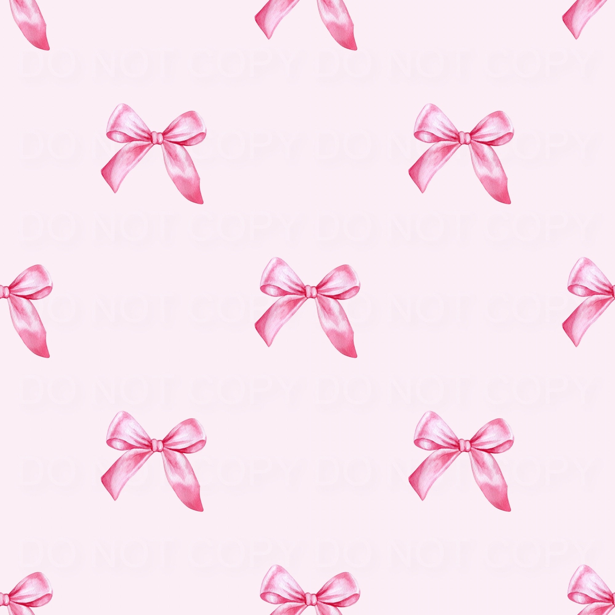 Pink Bows Seamless File - Etsy
