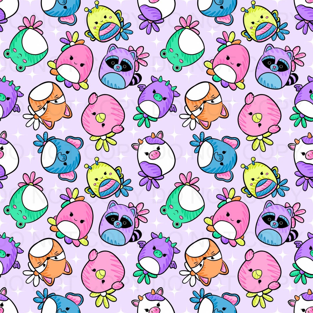 Squish Pillows Pink and Purple Seamless File (2 Colorways Bundle) - Etsy