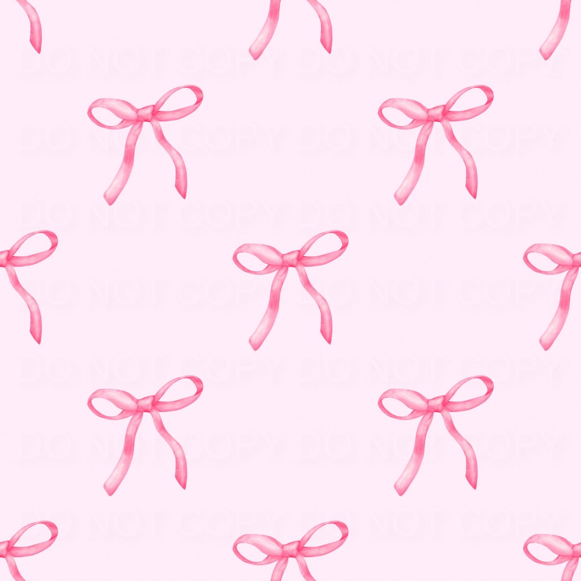 Coquette Pink Bows Seamless File - Etsy