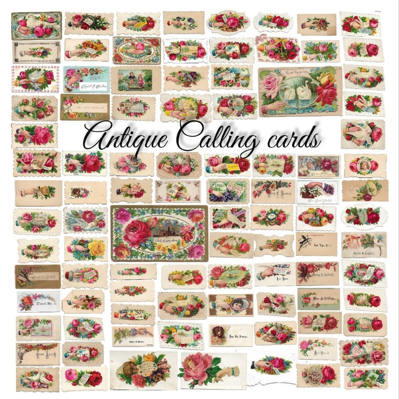 Antique Calling Card - Etsy
