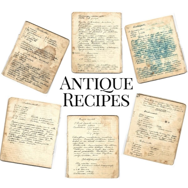 Vintage Recipe Book - Etsy