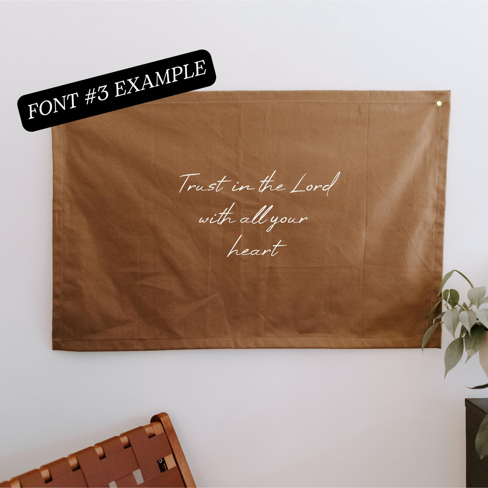 Bible Verse Custom Canvas Banner Custom Scripture Tapestry Wall Art ...
