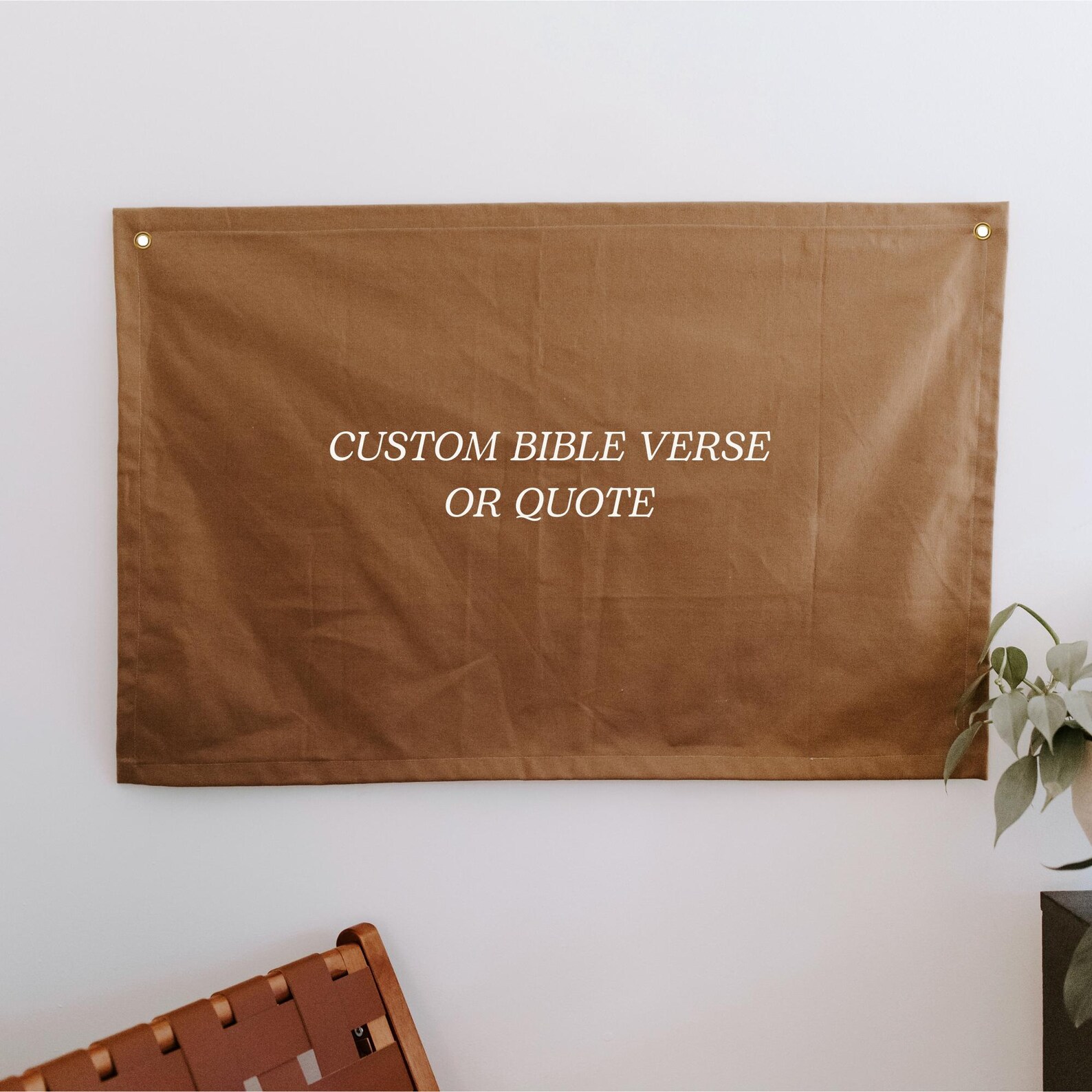 Bible Verse Custom Canvas Banner Custom Scripture Tapestry Wall Art ...