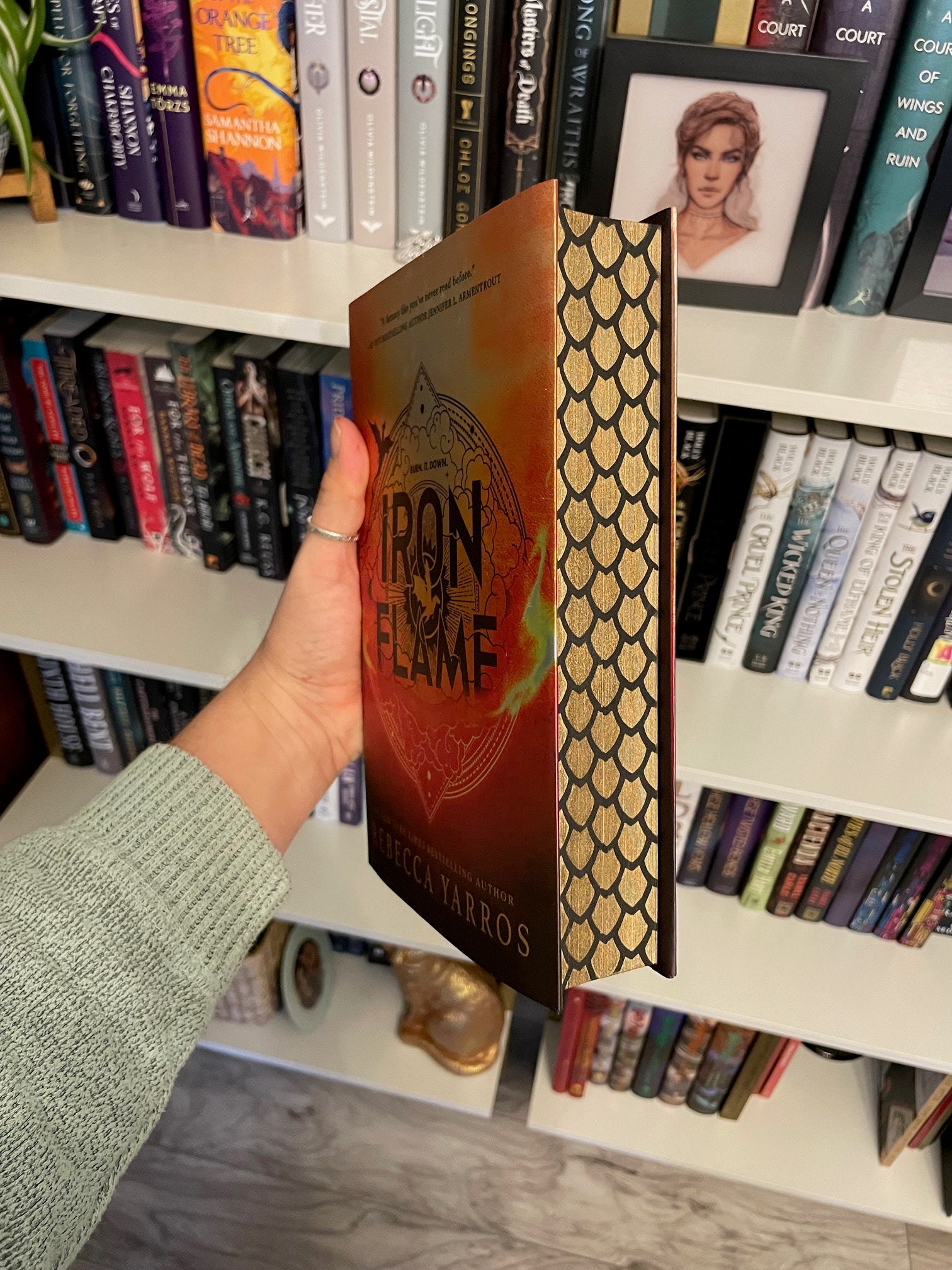 Iron Flame Custom Sprayed Edges - Etsy