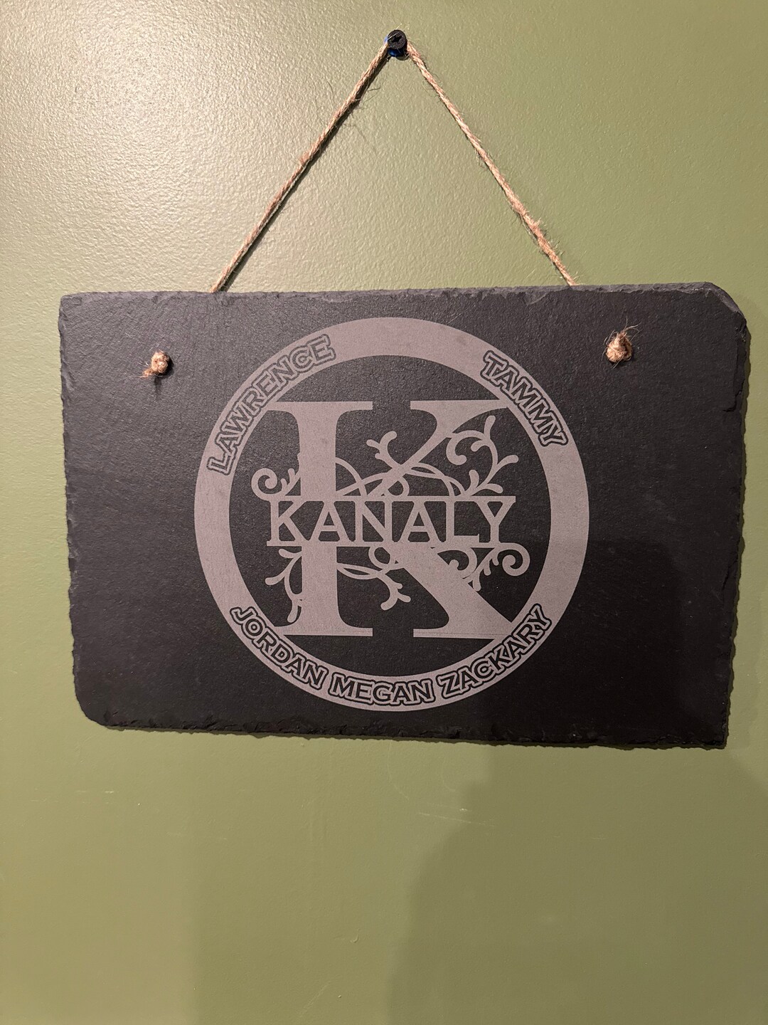 Custom Slate Sign - Etsy