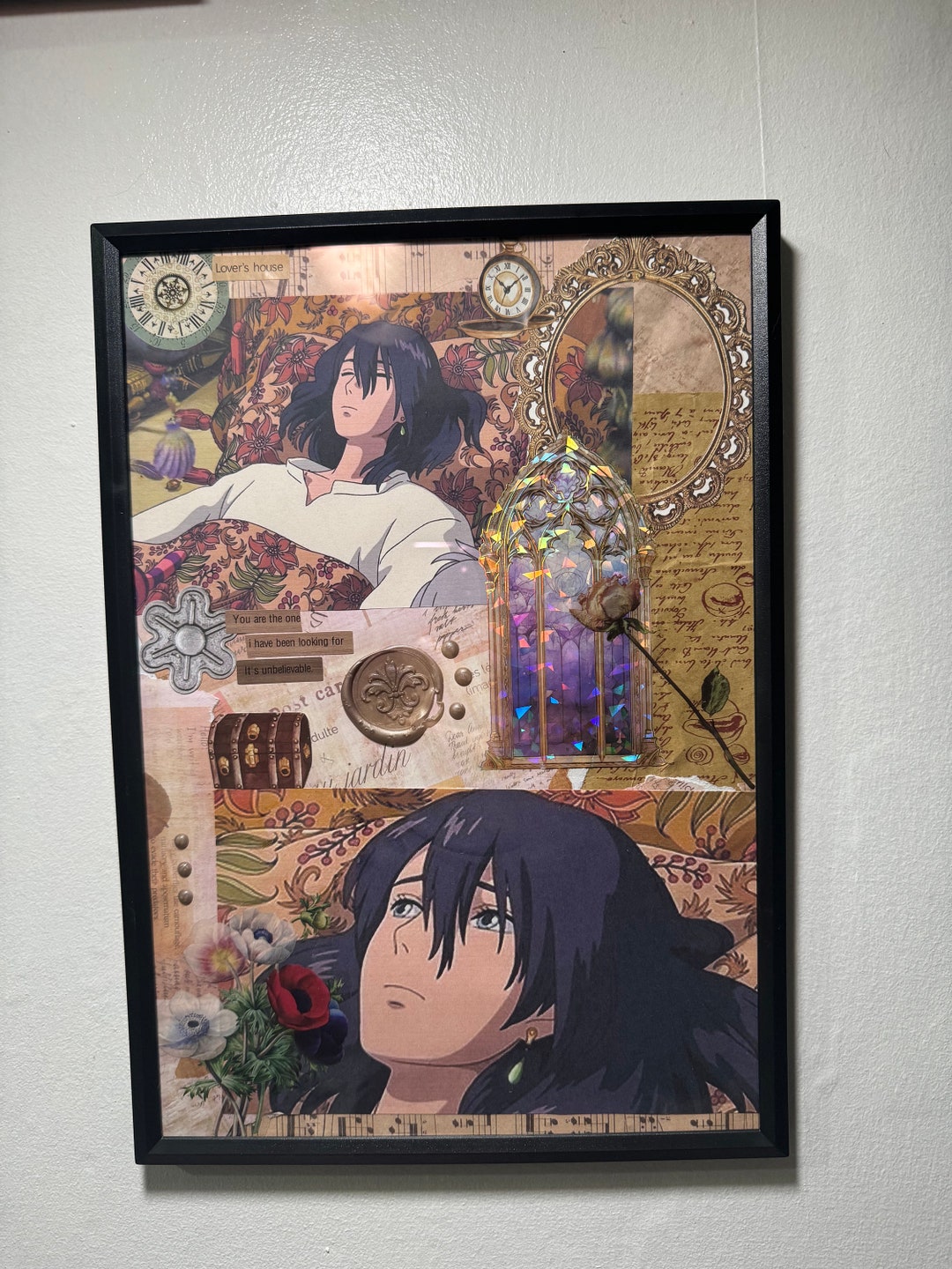 Studio Ghibli Howls Moving Castle Photo Frame Room Decor - Etsy