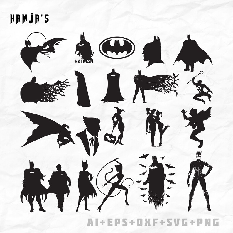 Batman Svg Bundle, Superhero Svg, Marvel, Justice League, Batman Comics ...