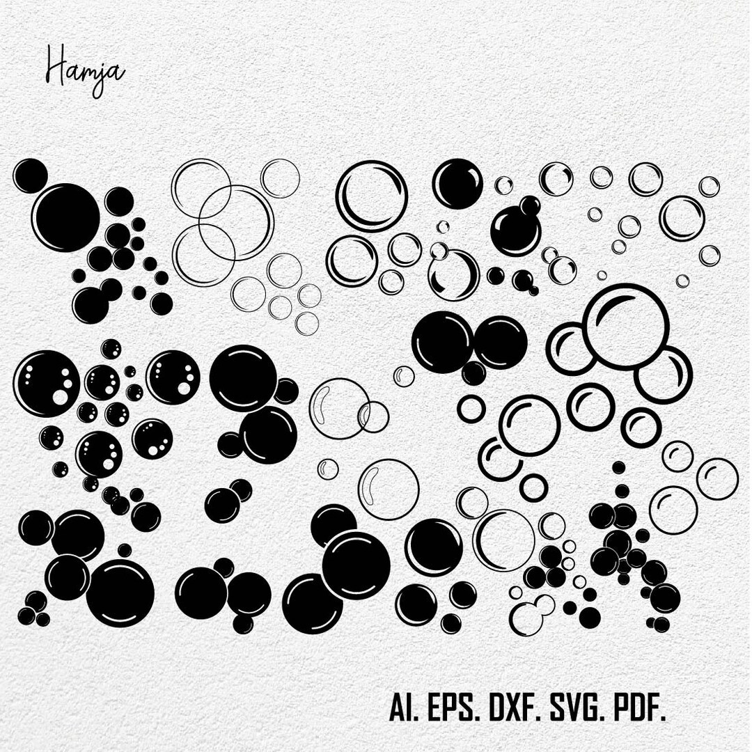 Bubbles SVG Bundle, Bubble Svg, Bubble Clipart, Blowing Bubbles, SVG ...