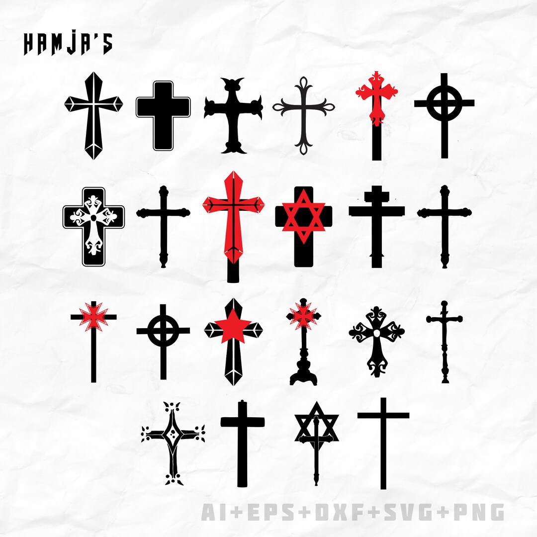 Cross Svg, Cross Svg Bundle, Cross Png, Grunge Cross Svg, Jesus Cross ...