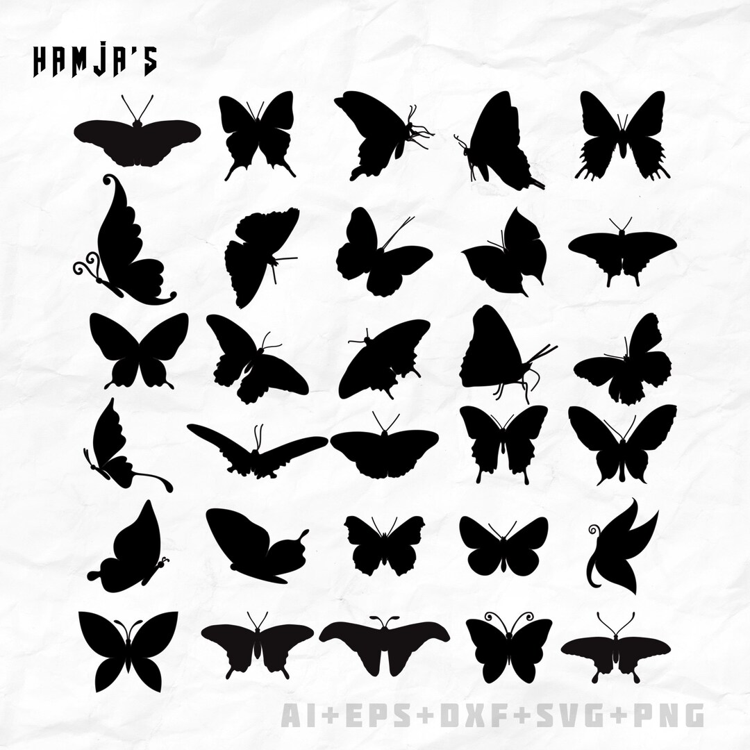 Butterfly SVG, Butterfly Bundle SVG Files, Butterfly SVG Layered ...