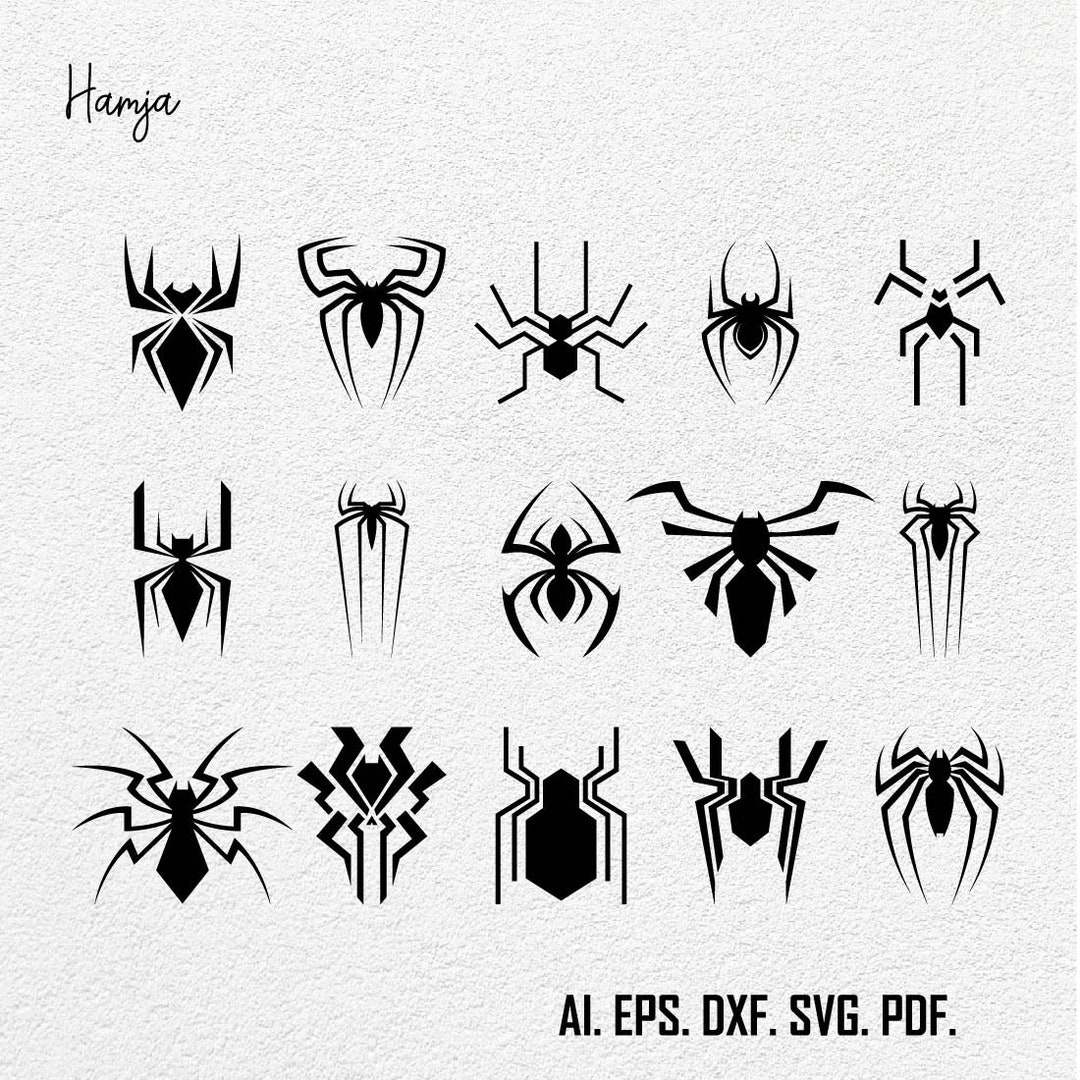 Spider SVG Bundle, Spider PNG Bundle, Spider Clipart, Spider SVG Cut ...