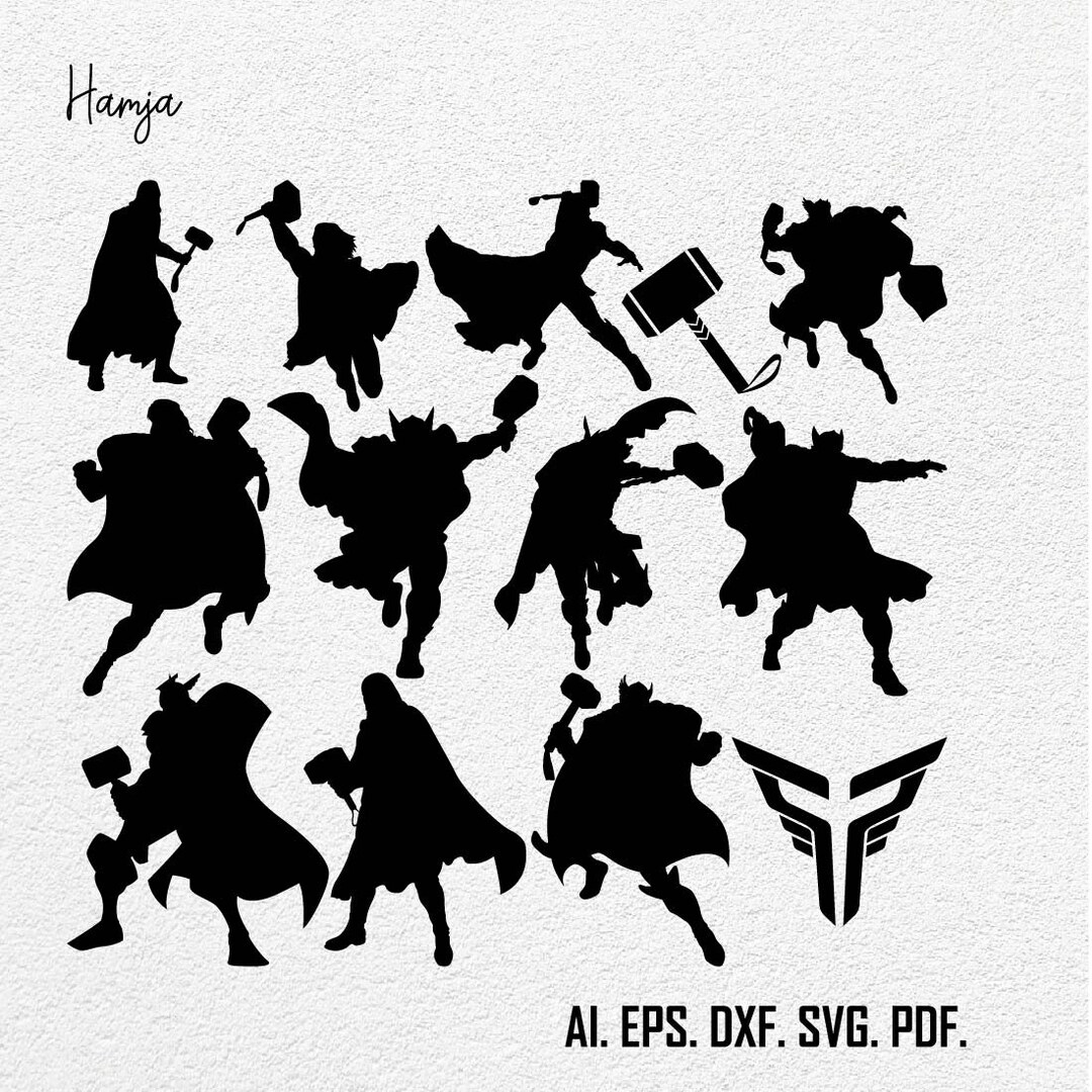THOR Svg Marvel Svg Avengers Svg Cut File for Cricut Thor Hammer Svg ...