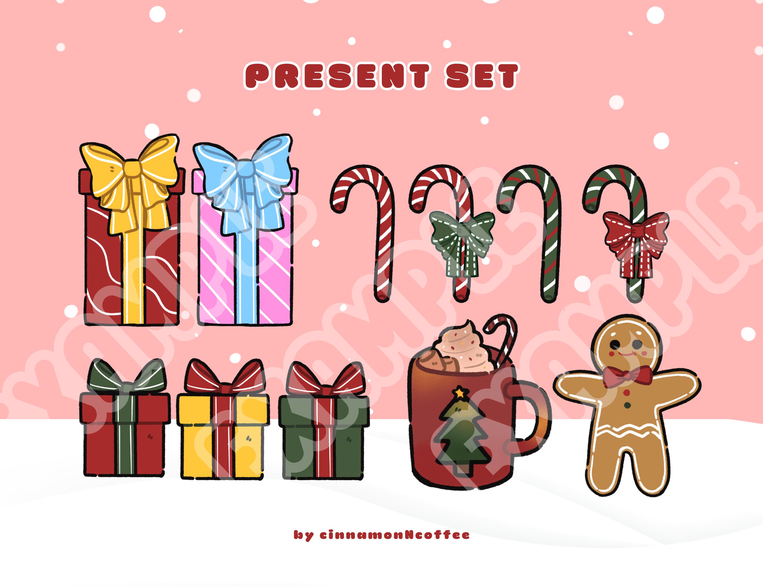 Cute Christmas PNG Clipart, Christmas Graphic, Merry Christmas, Winter ...