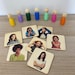 Emotions Peg People and Wooden Flashcards - Etsy