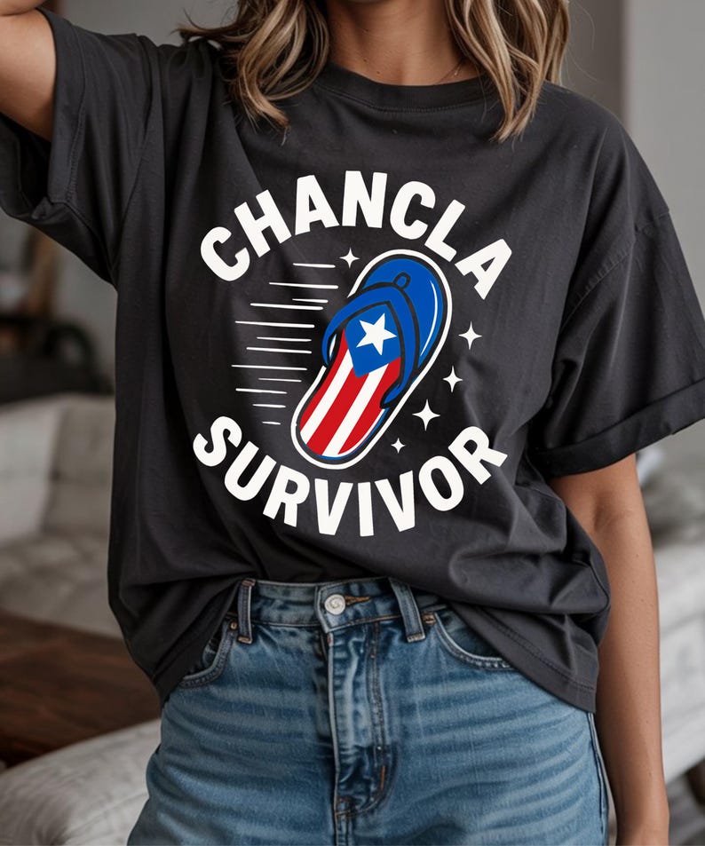 Chancla Survivor SVG PNG Bundle: Funny Puerto Rican Flip Flop Designs ...
