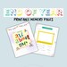 School Memory Book, Printable, Kids Journals, End of School Year ...