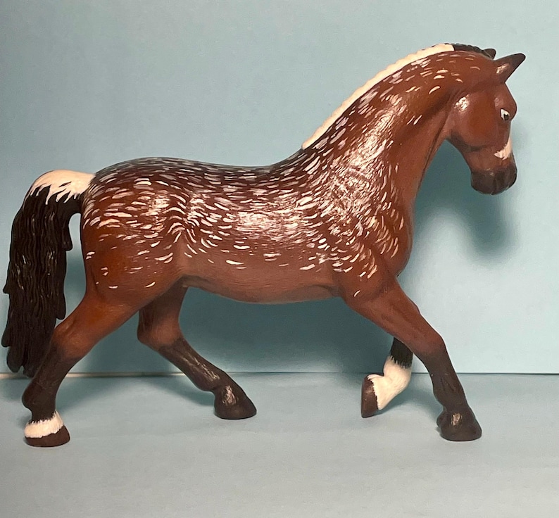 Custom Schleich Horse Figurine | Memorial Figure | Hand-painted - Etsy