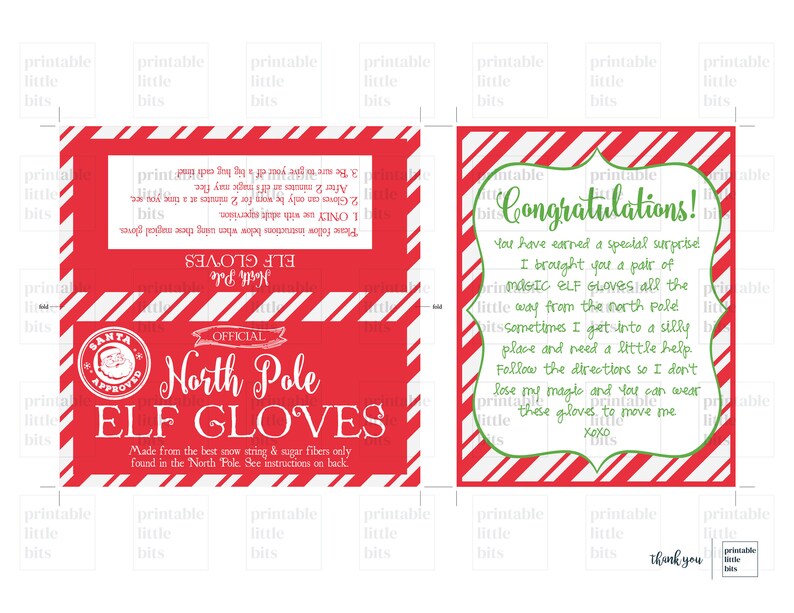 Magic ELF Gloves PRINTABLE ONLY - Etsy