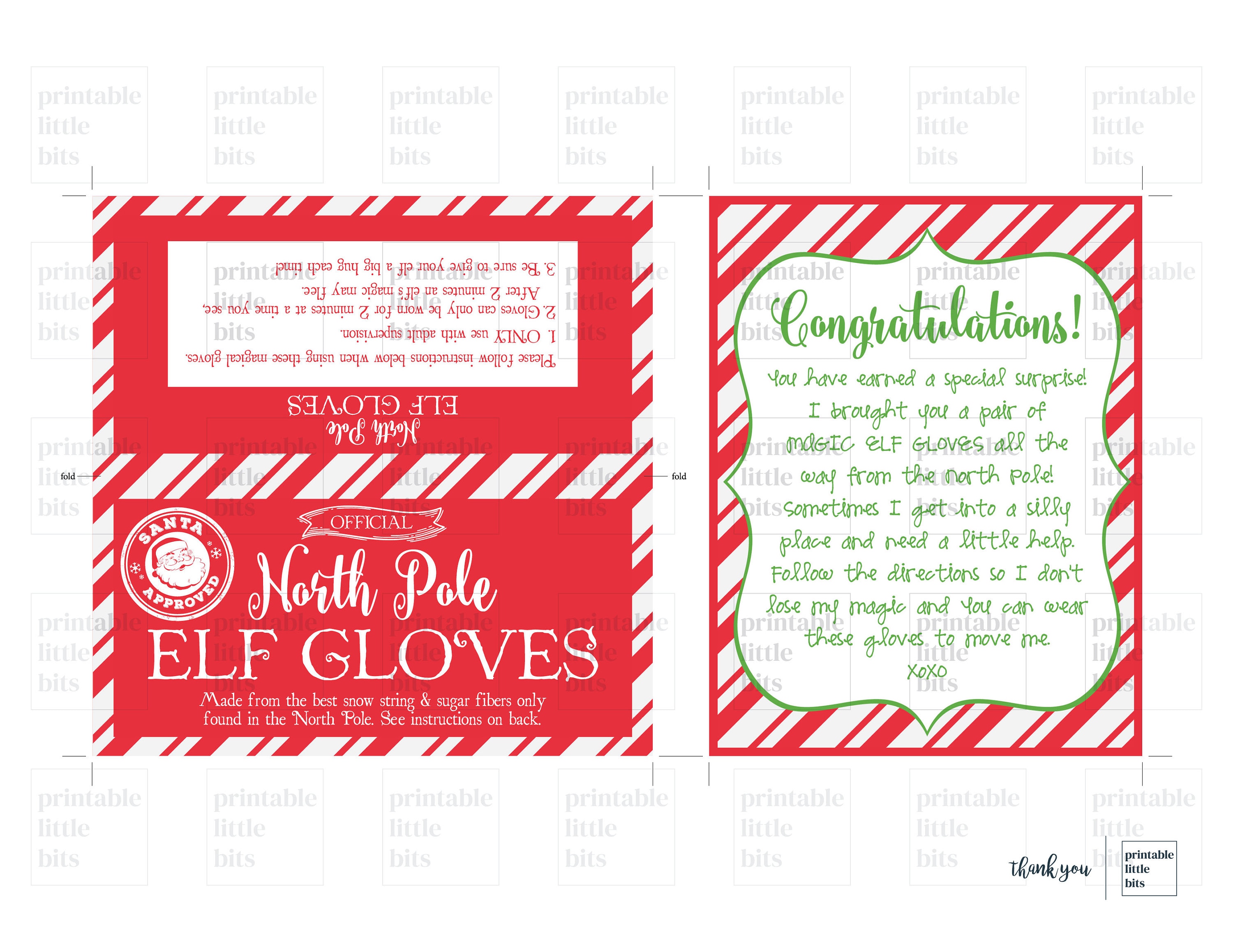 Magic ELF Gloves PRINTABLE ONLY - Etsy