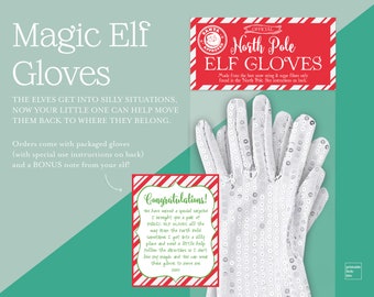 Magic Elf Gloves Elf Gloves Magic Elf Kid Gloves Christmas Elf Elf ...