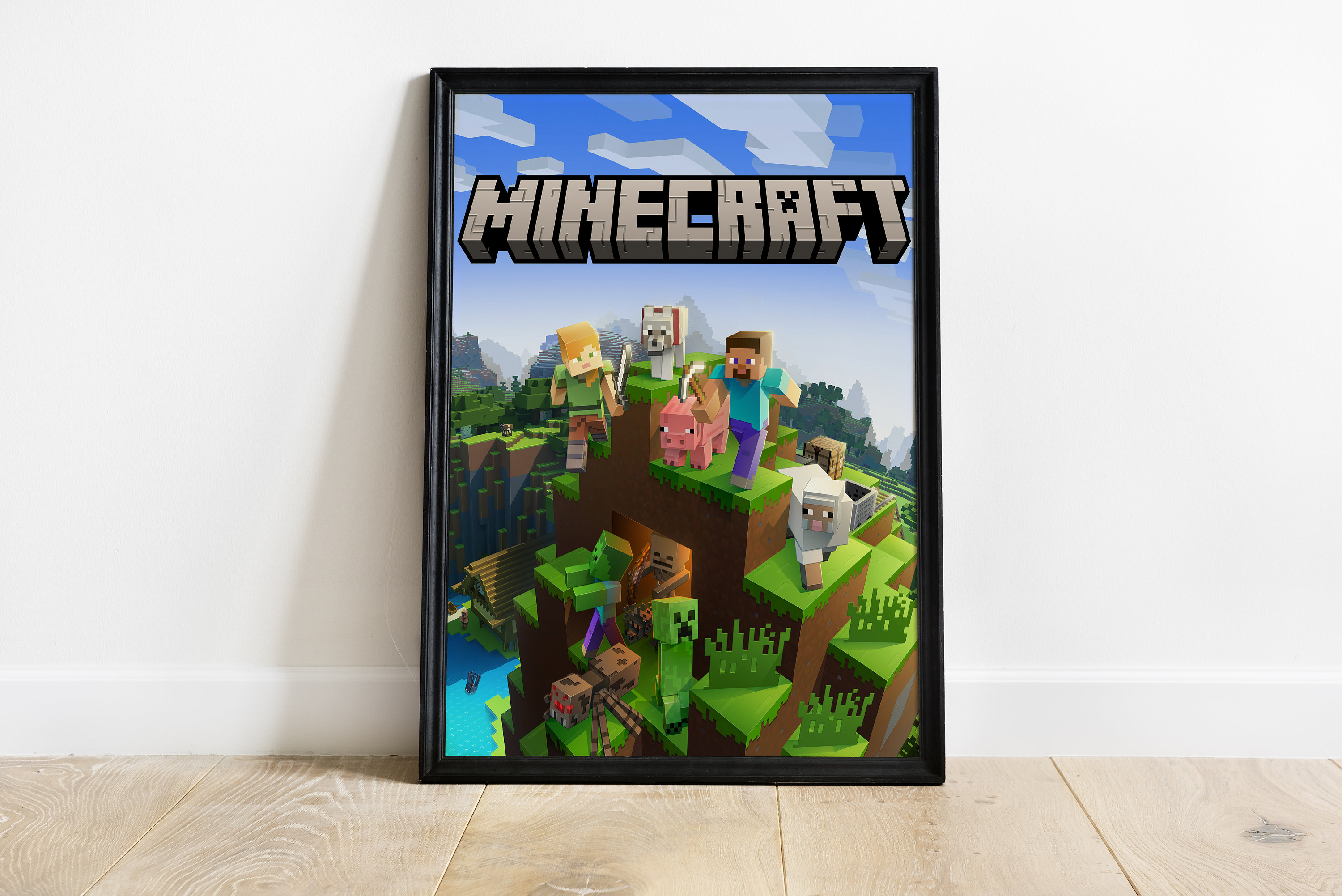 Minecraft Wall Art Minecraft Poster Game Poster Digital Poster Home ...