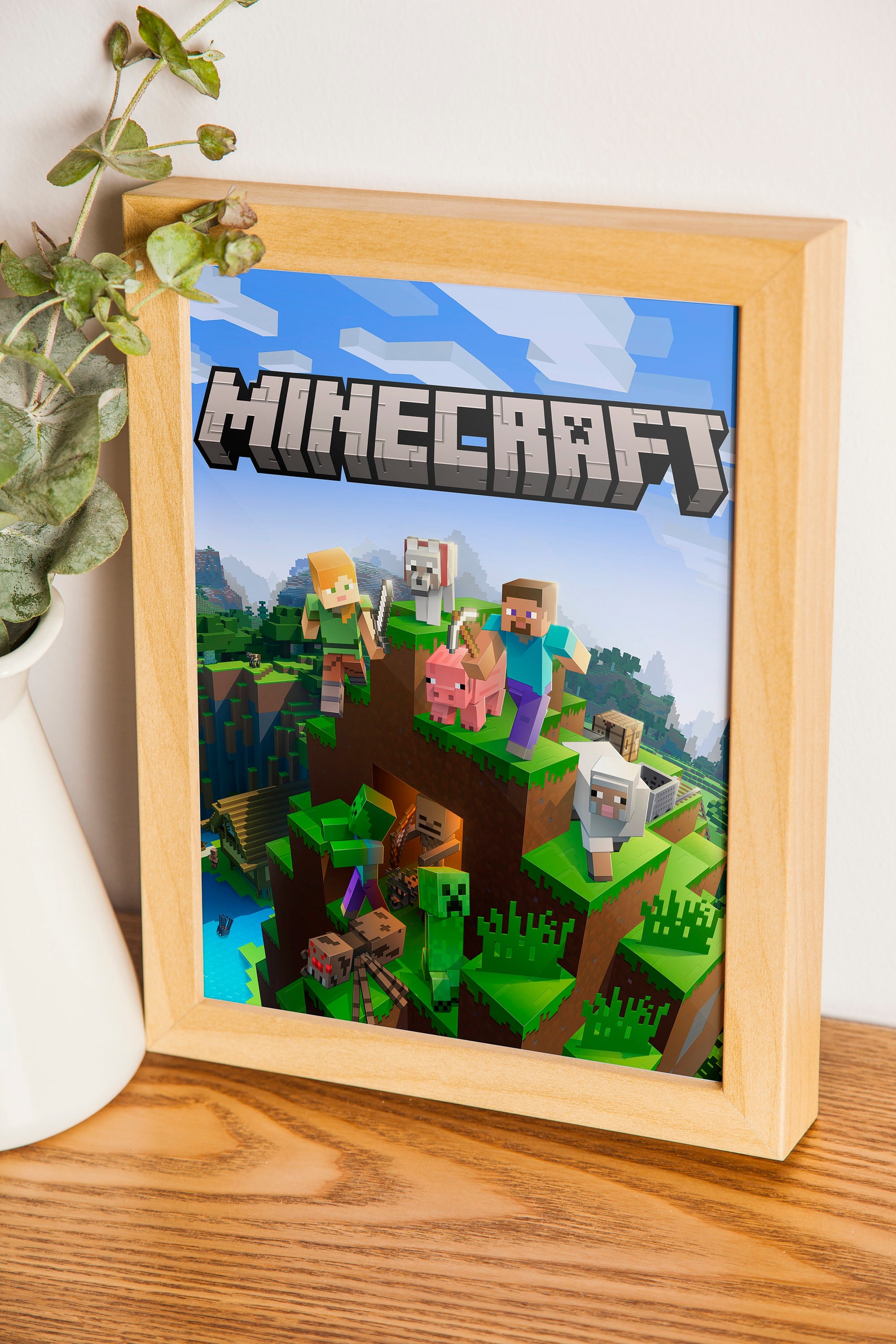 Minecraft Wall Art Minecraft Poster Game Poster Digital Poster Home ...