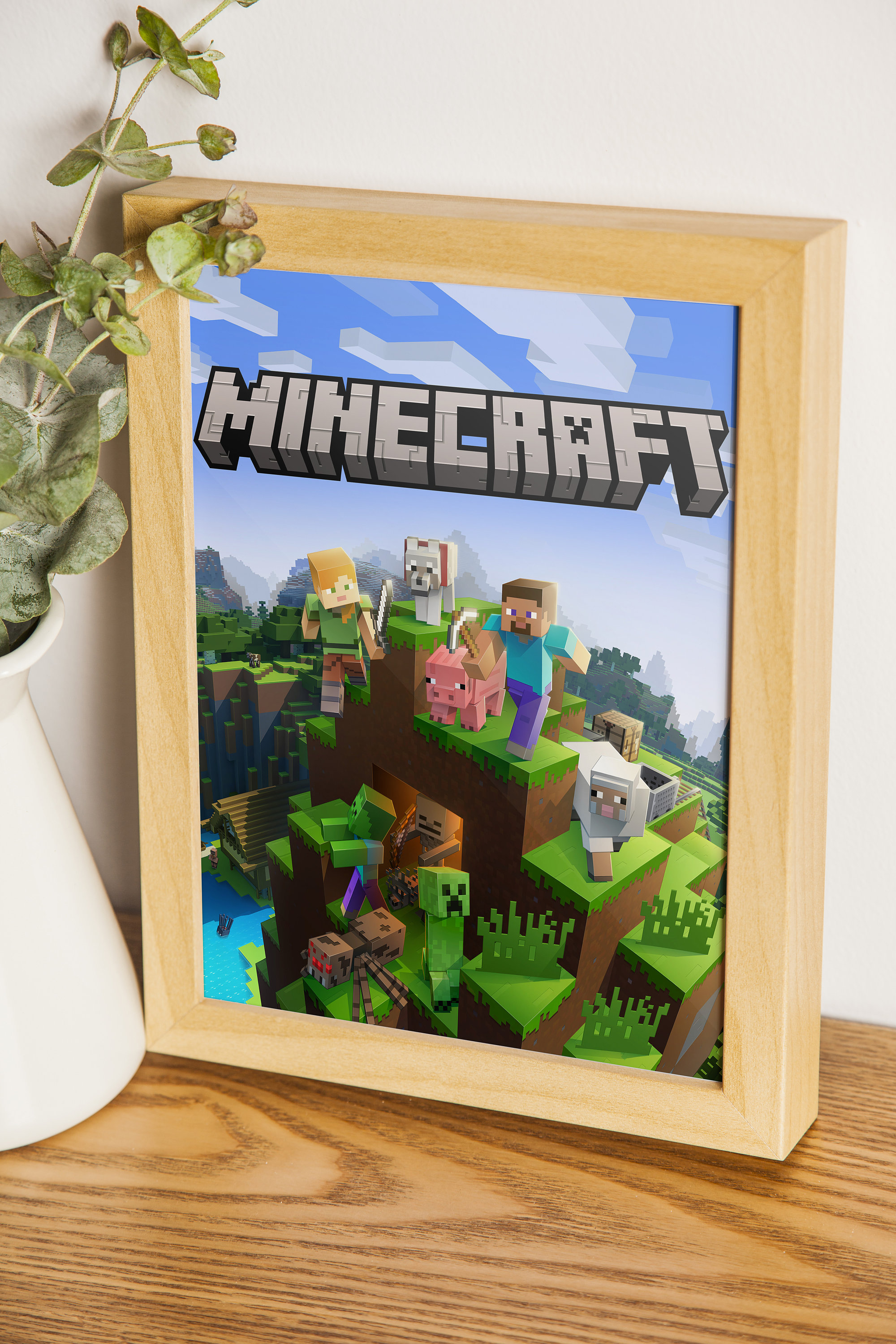 Minecraft Wall Art Minecraft Poster Game Poster Digital Poster Home ...