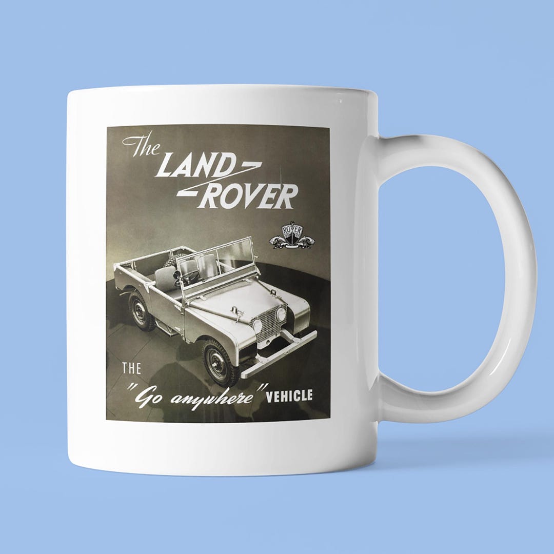 Land Rover Inspired Global Mug Land Rover Lover Gift Land Rover Series ...