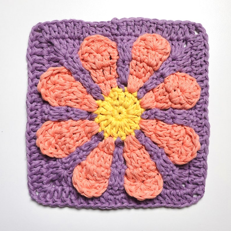 PDF File for Crochet Pattern (english and Spanish), Crochet Granny ...