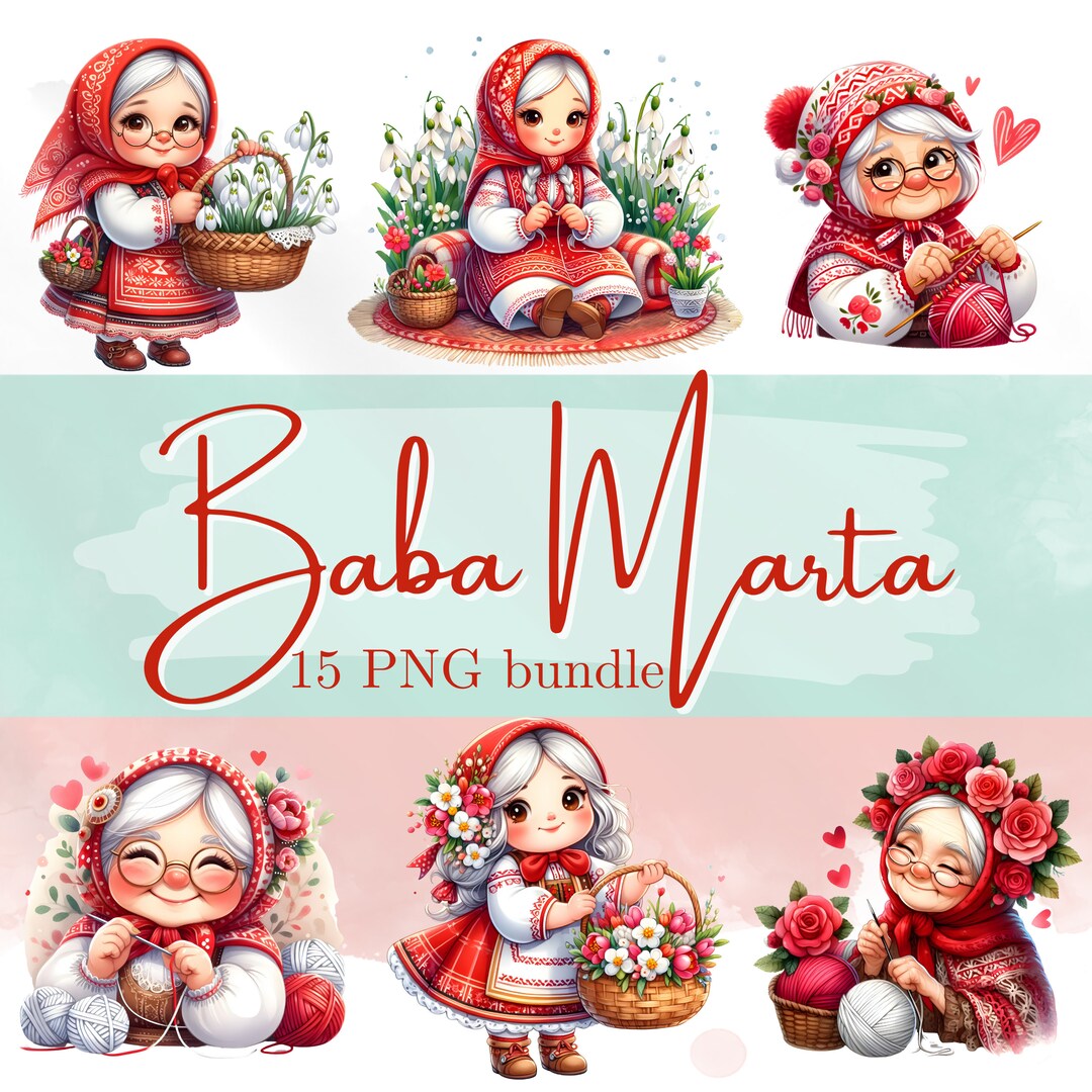 Baba Marta,spring,white and Red,bulgarian Folklore,bulgaria,grandmother ...
