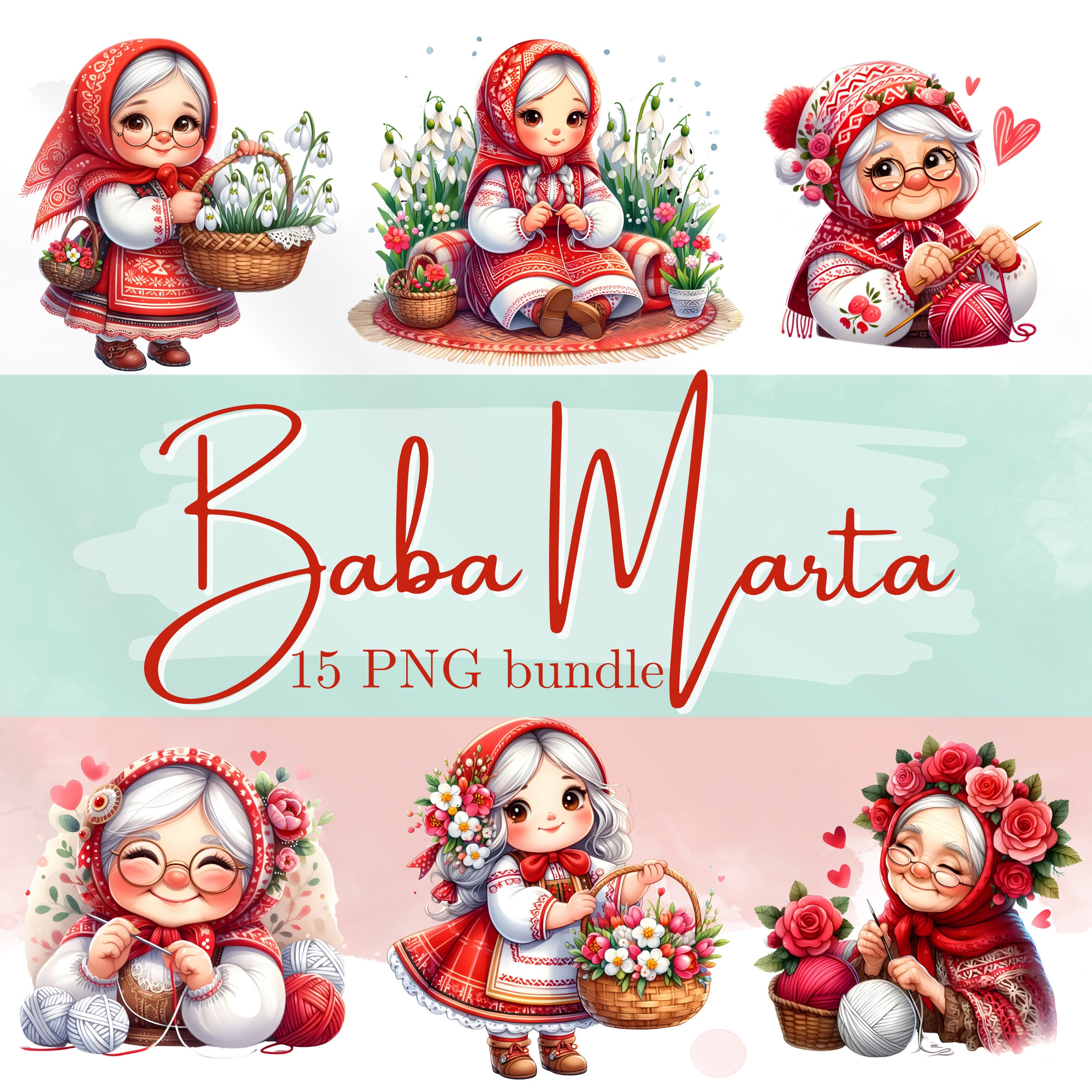 Baba Marta,spring,white and Red,bulgarian Folklore,bulgaria,grandmother ...