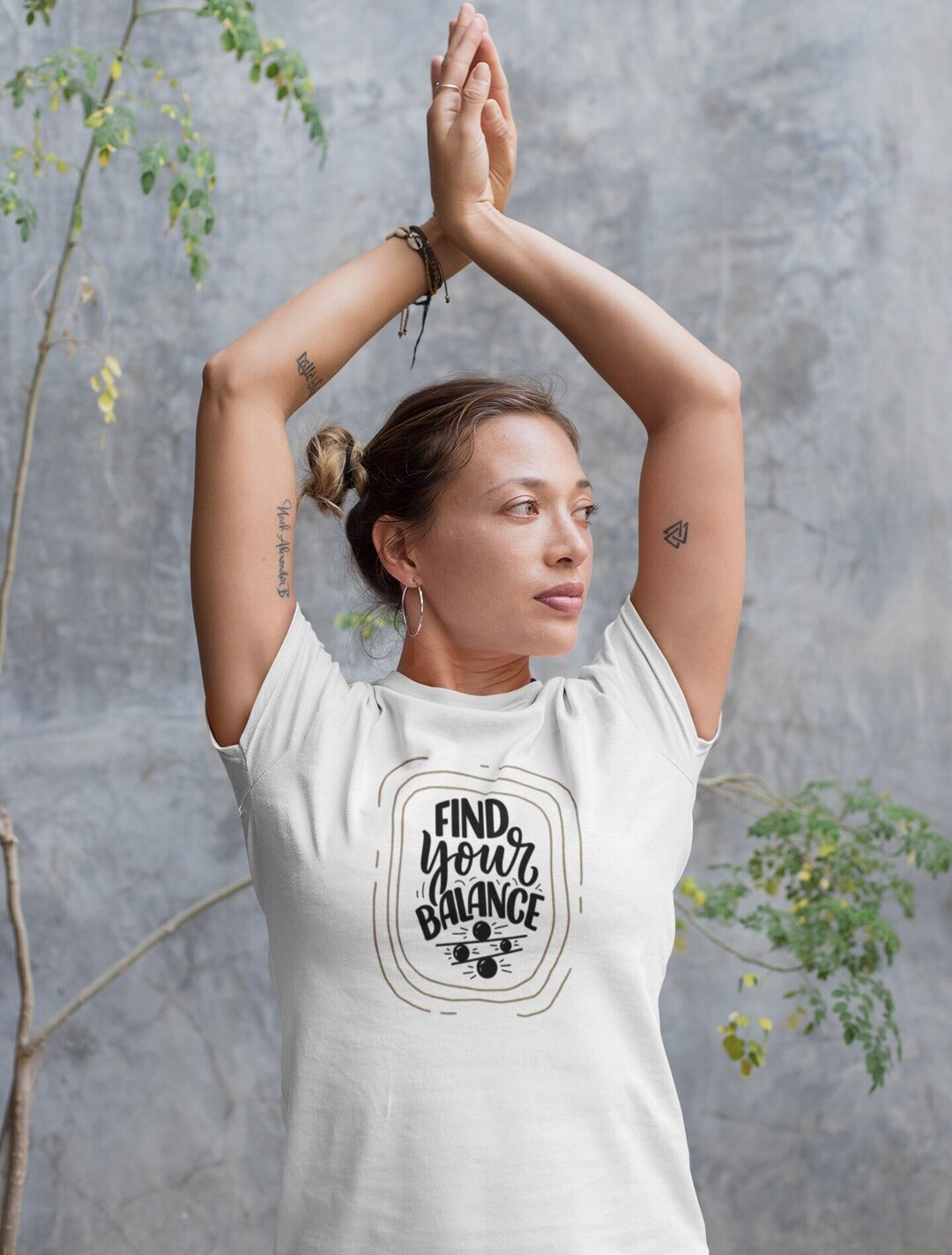 Find Your Balance T-shirt, Yoga Balance Tee, Custom Brand Shirts ...