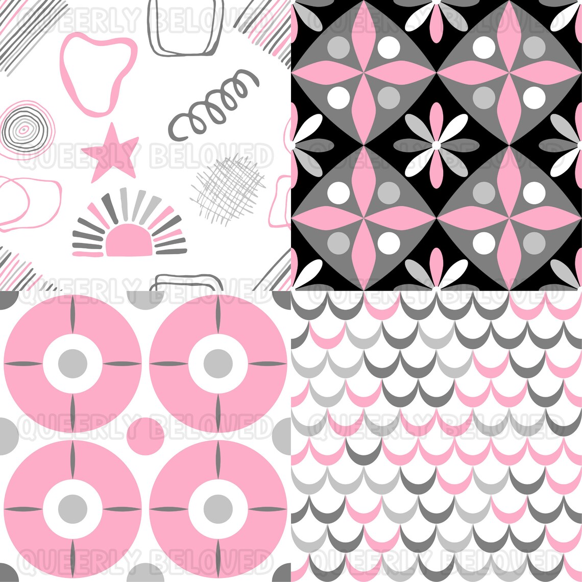 Demigirl Pride Digital Paper Pack: 12 Unique Patterns, 35 Cm, 300 DPI ...