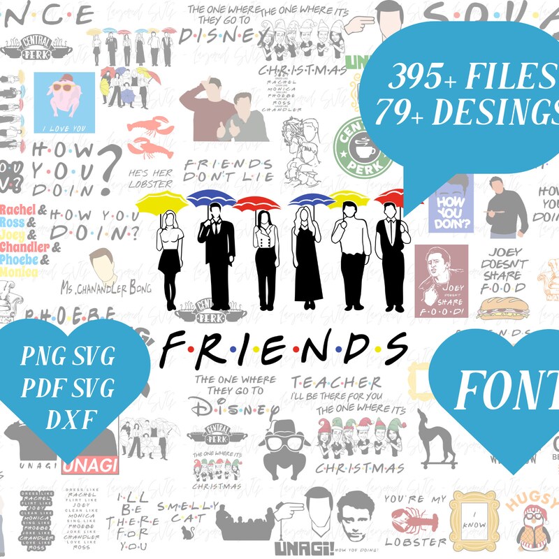Friends Svg - Etsy