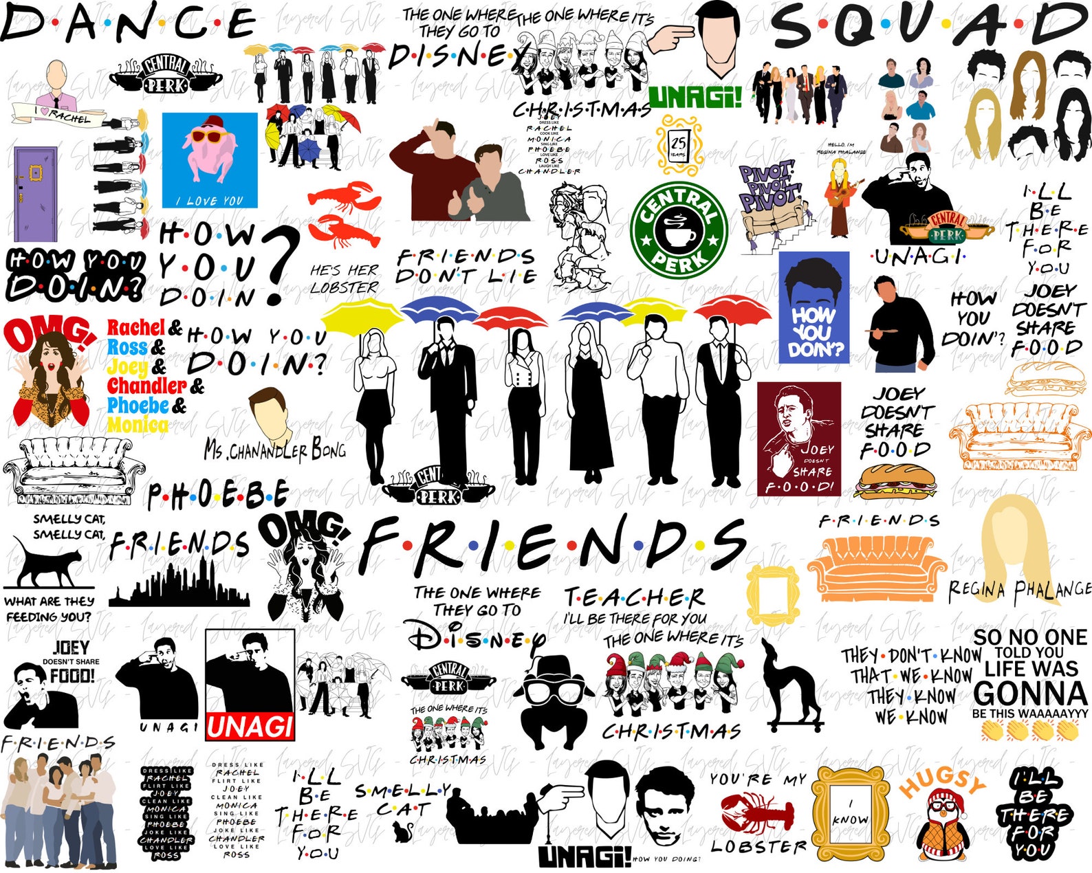 Friends Font, Friends Font for Cricut, Friends Font SVG, Cricut Font ...