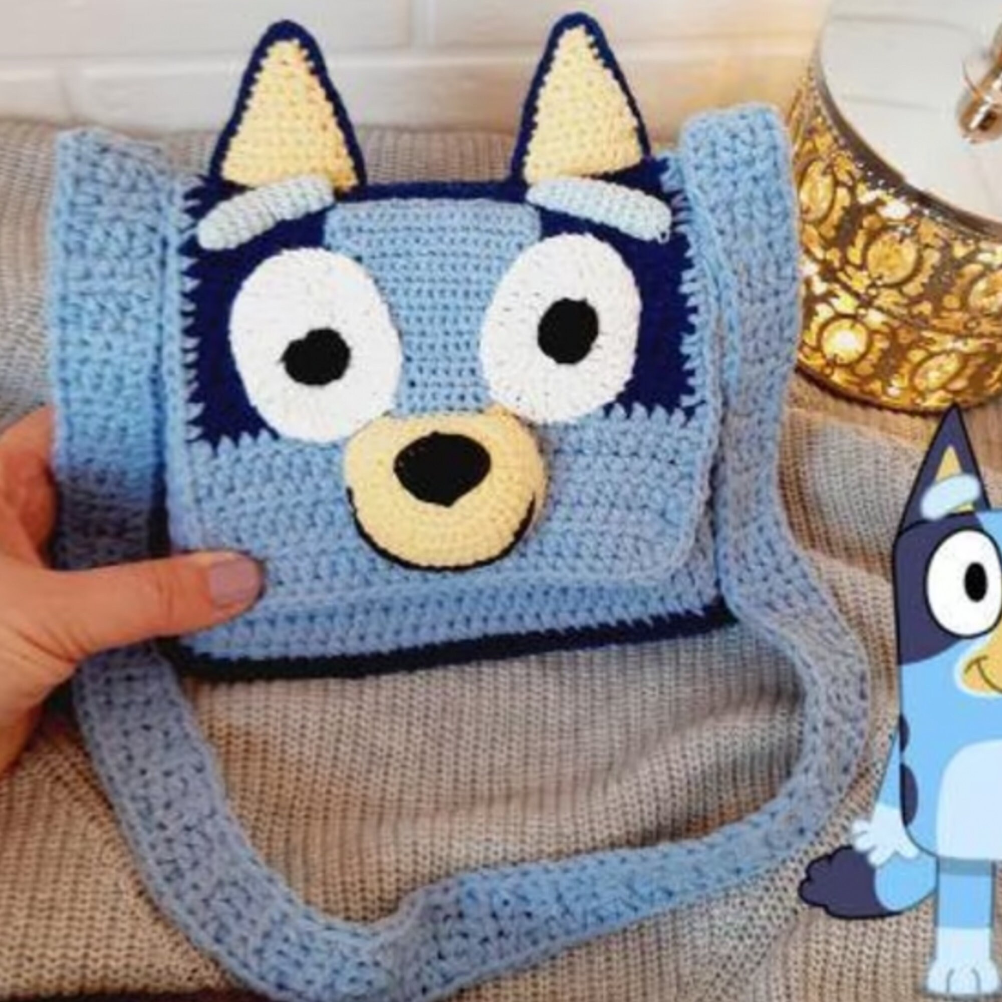 Pattern Bluey Dog, Bluey and Bingo Bag Pattern, Bluey Purse, Bluey PDF ...