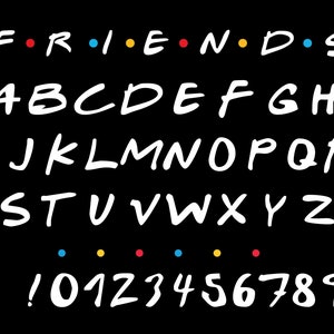 Friends Png Frinds Svg, Layered Files,svg Bundle Layered Files, Digital ...