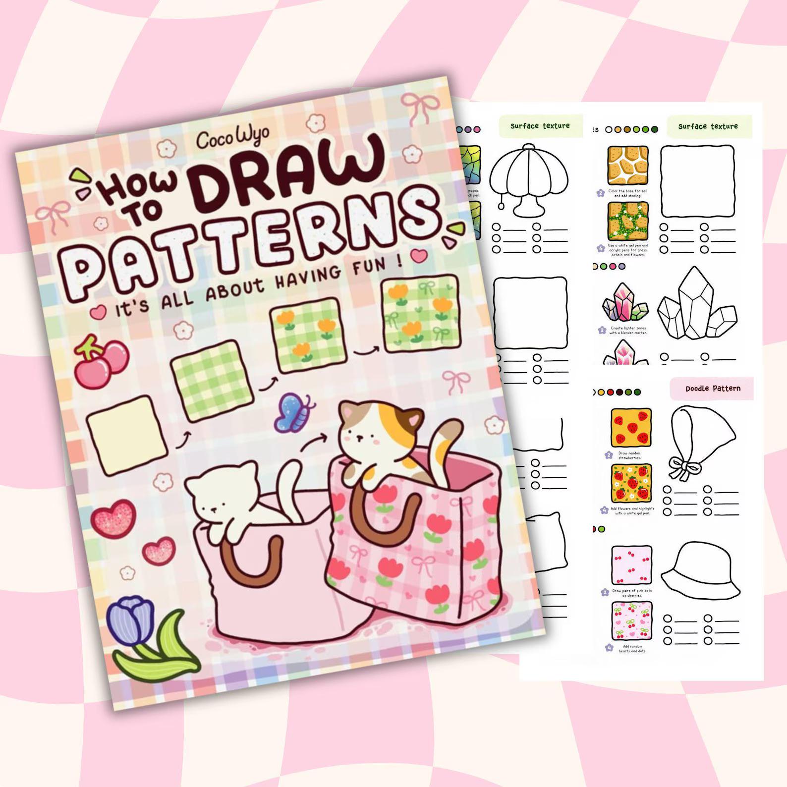 How to Draw Patterns Coloring Book Bundle, Bold and Easy Coco Wyo ...