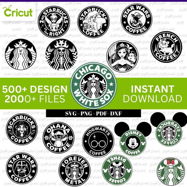 Starbuck SVG, Starbuck Cut Files Svg Eps Pdf Dxf Png for Cricut and ...